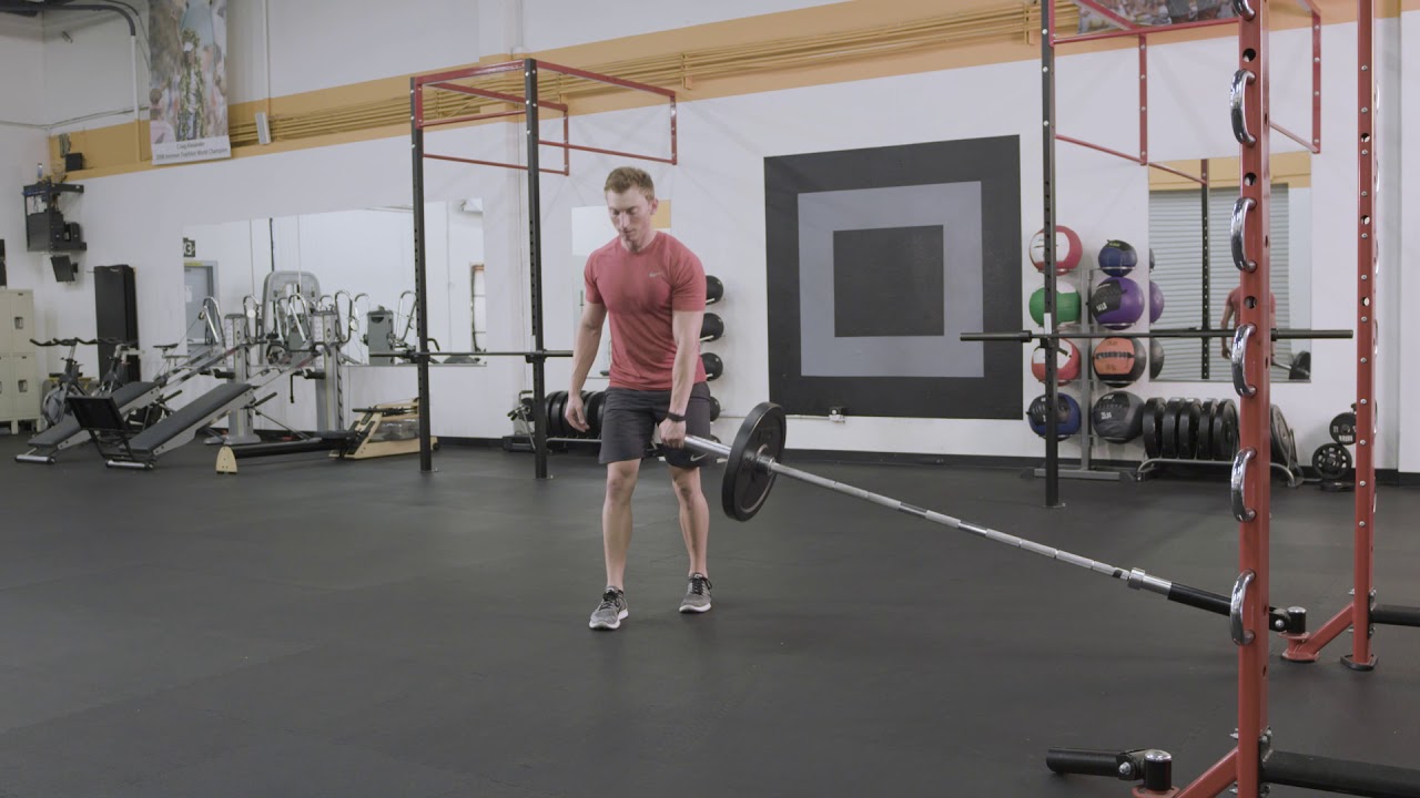 Landmine Split Stance RDL - YouTube