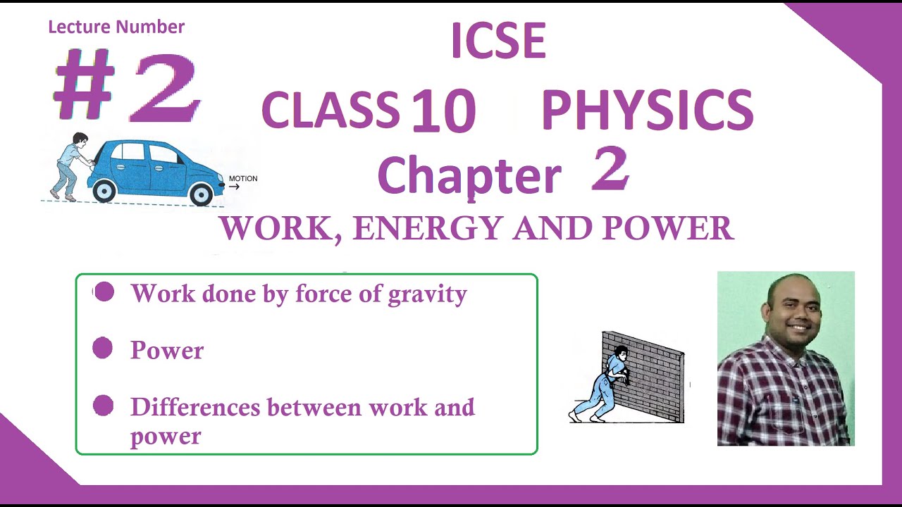 Work done by force of gravity | Power | Differences between work and ...