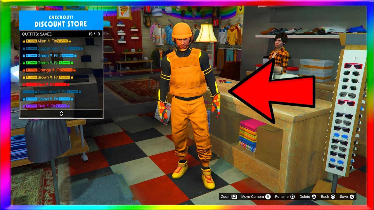 *GTA MALE TRANSFER OUTFITS* GLITCH ! ORANGE TRON OUTFIT - YouTube