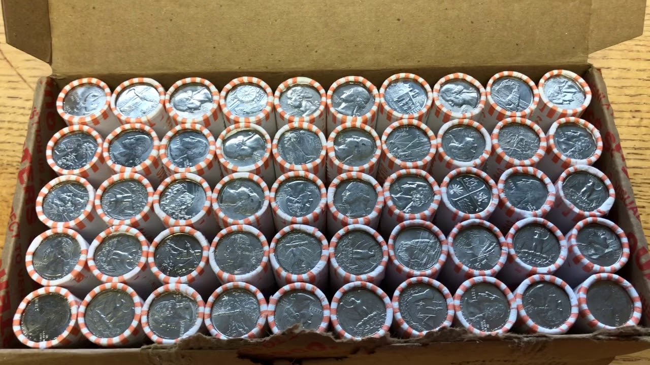 SILVER FOUND!! (Coin Roll Hunting Quarters and Dimes) - YouTube