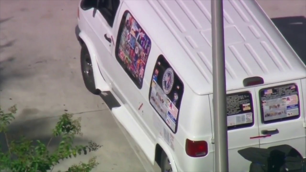 Mail Bomb Suspect's Van – Pipe Bomb Suspect's White Van with Stickers ...