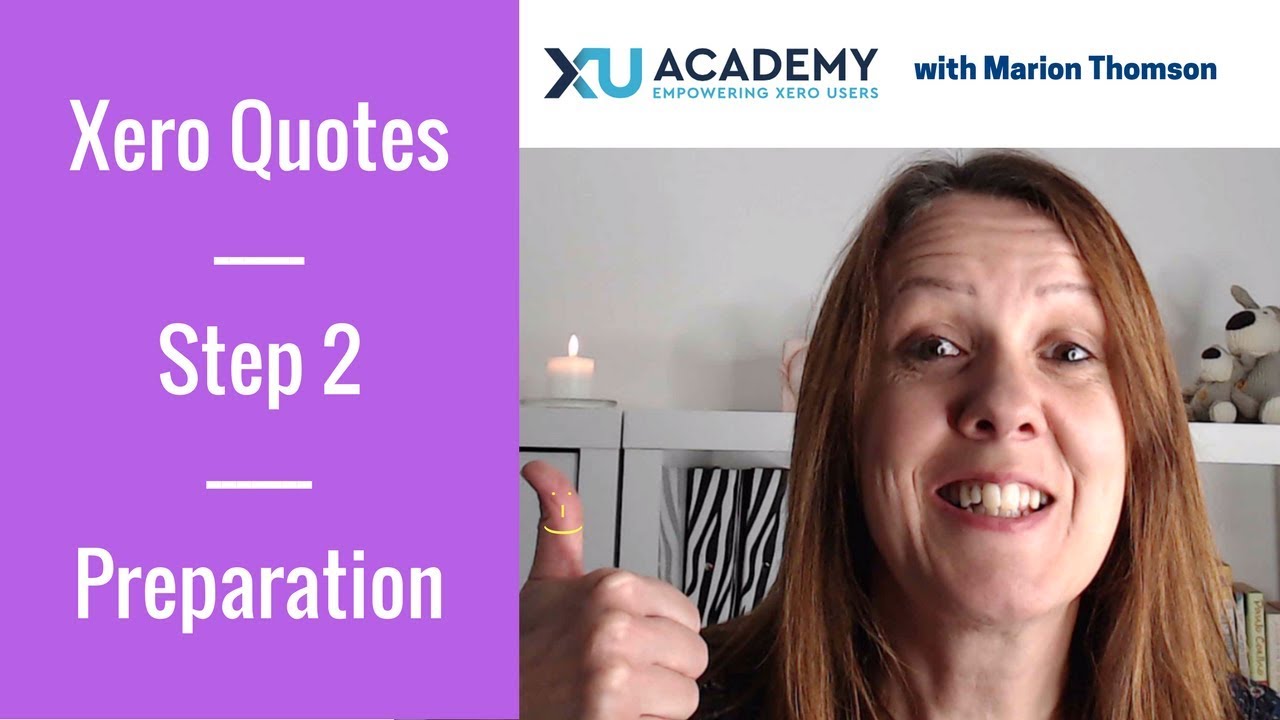 How to prepare a Quote in Xero - YouTube