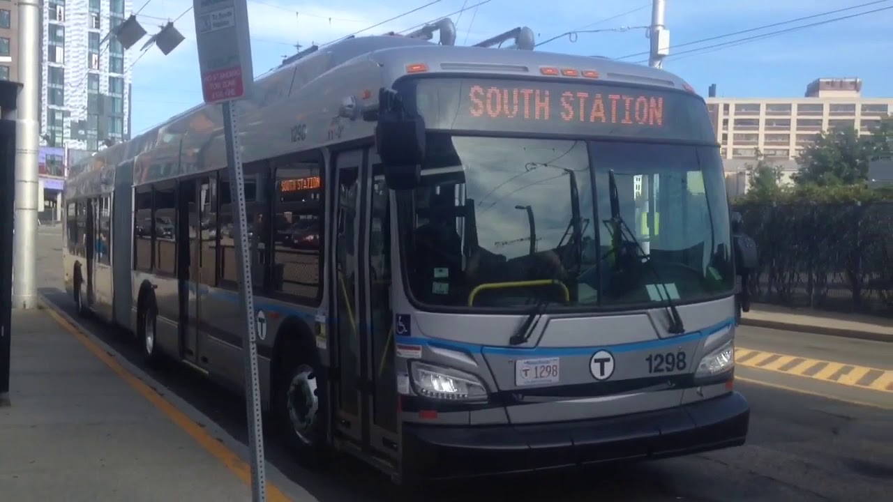 An Exclusive Look at The MBTA's New Battery-Electric Buses! XE60s #1298 ...