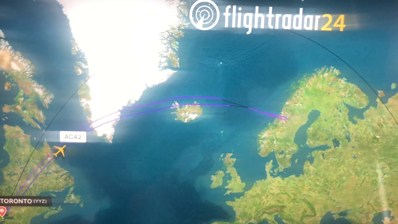 Air Canada AC42 Toronto To Delhi Turning Back Pakistan Airspace Closed ...