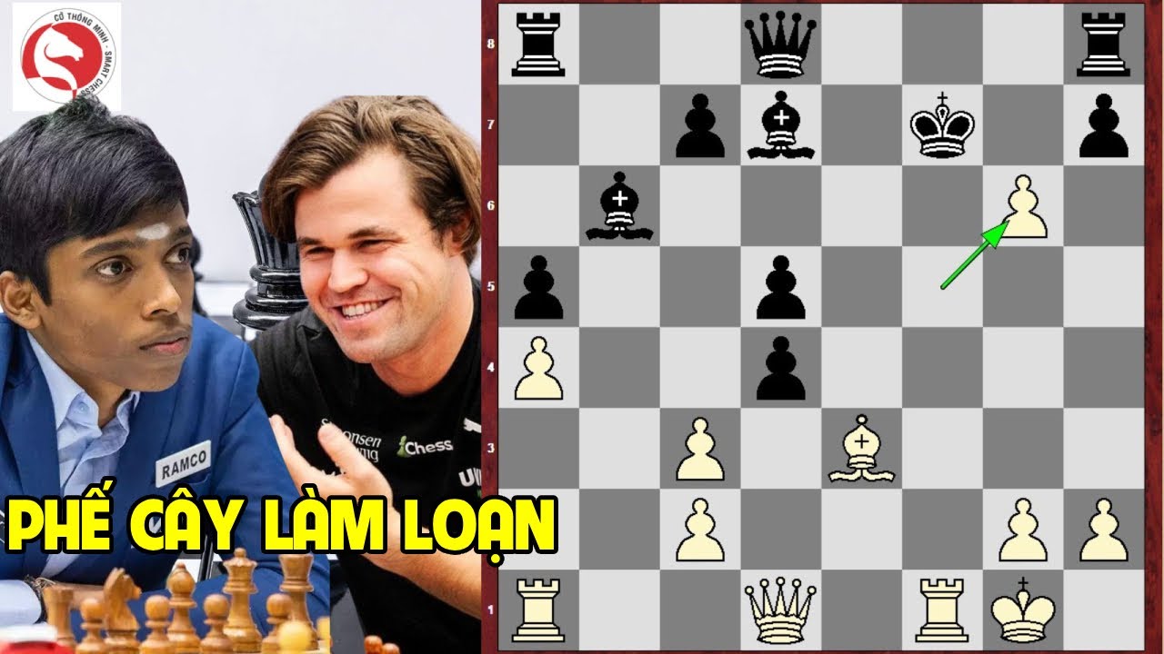 Magnus Carlsen phế Mã làm loạn hàng thủ của thần đồng Praggnanandhaa ...