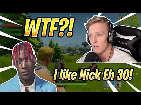 TFUE plays with LIL YACHTY *INSANE*!! - Fortnite Epic Moments #8