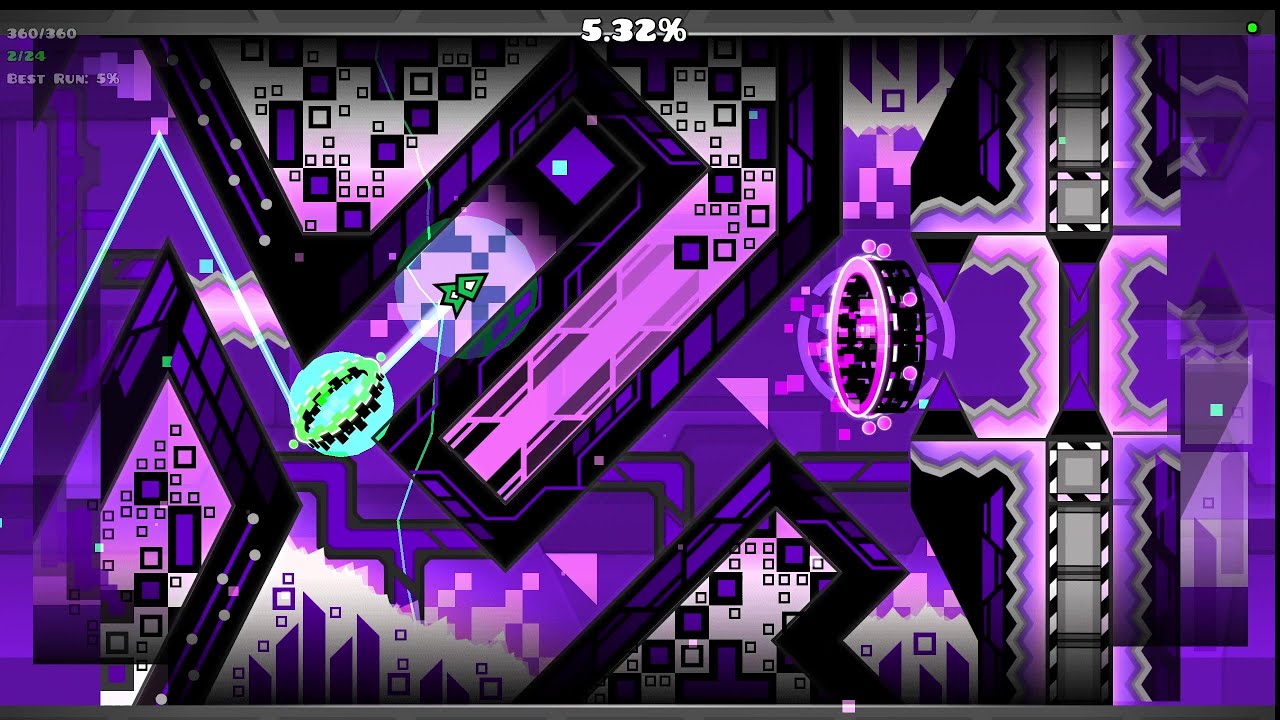 Geometry Dash Working On Artificial Ascent Day 6 31% - YouTube