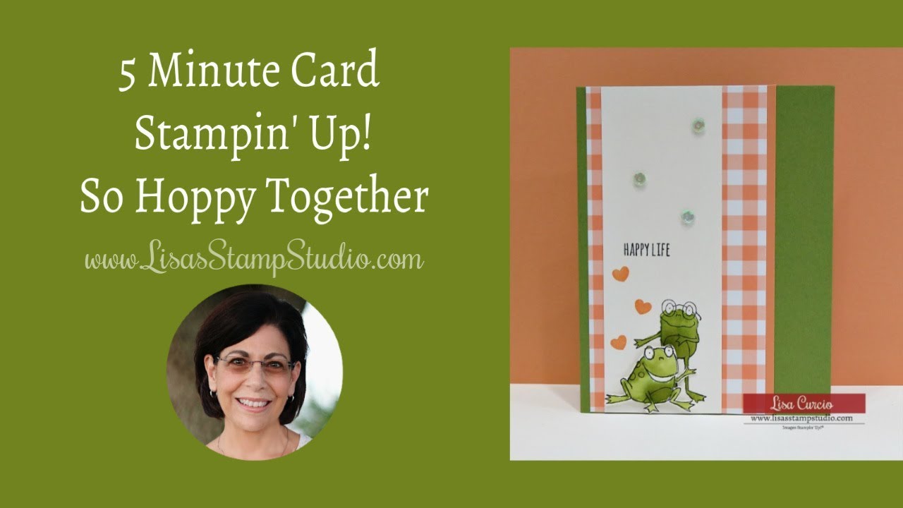5 Minute Card | Stampin' Up! So Hoppy Together - YouTube