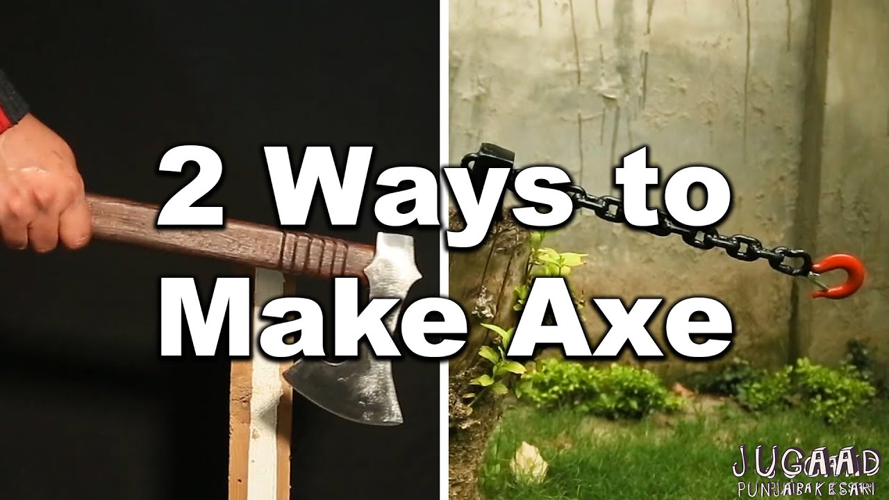 2 Ways to Make Axe - YouTube
