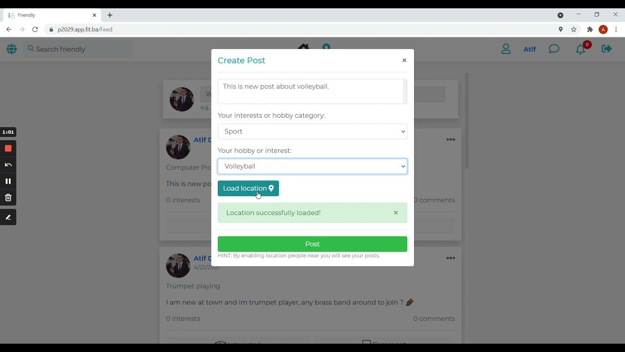 ASP.NET Core MVC - Friendly Social Network (Demo) - YouTube