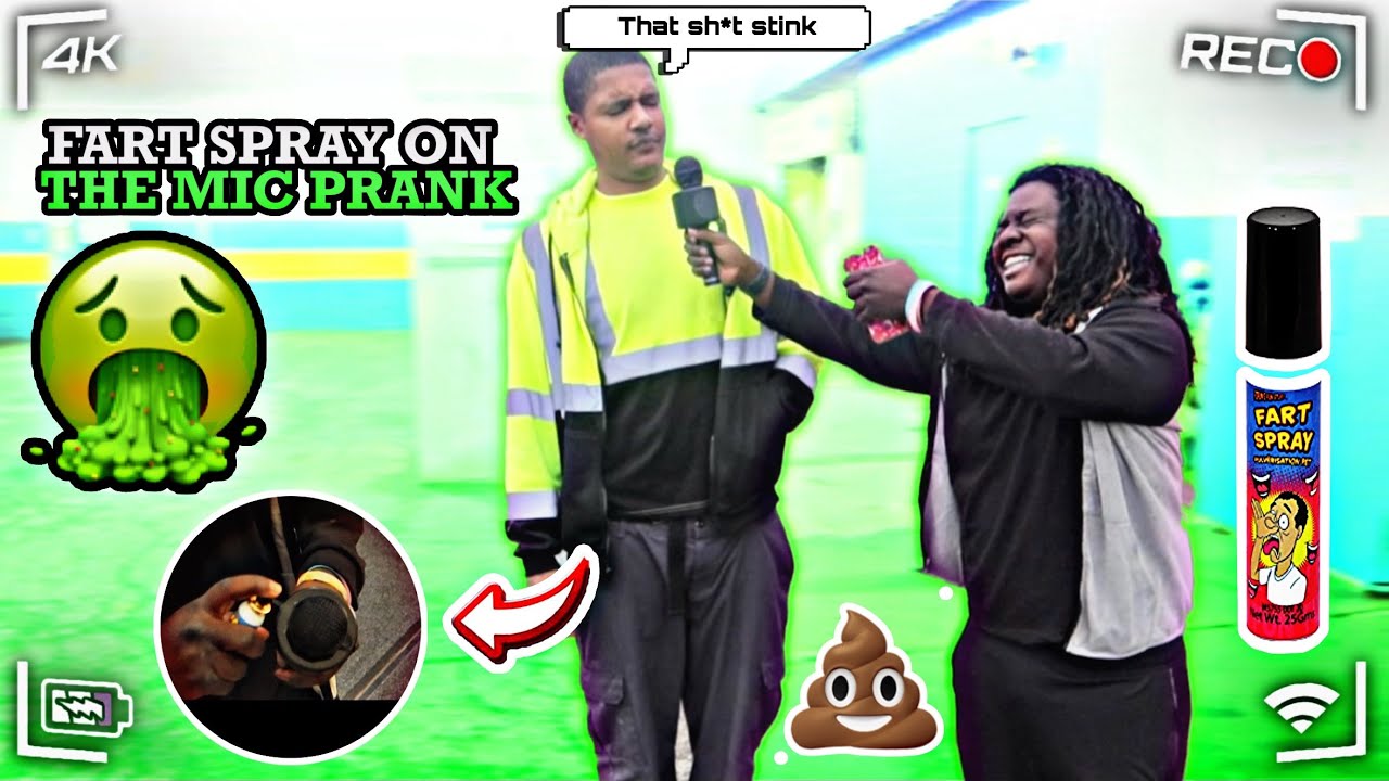 Fart Spray on Microphone prank🤣! - YouTube