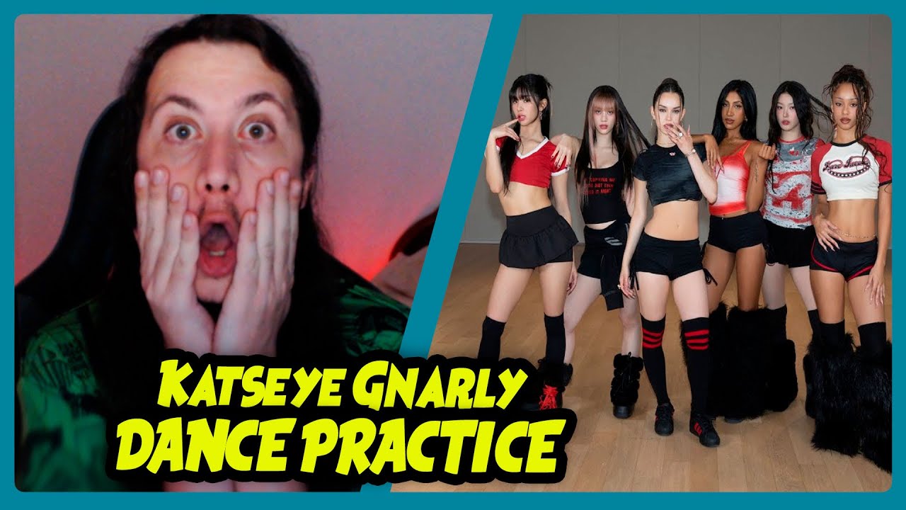 “Gnarly” Dance Practice | KATSEYE | REACT DO MORENO - YouTube