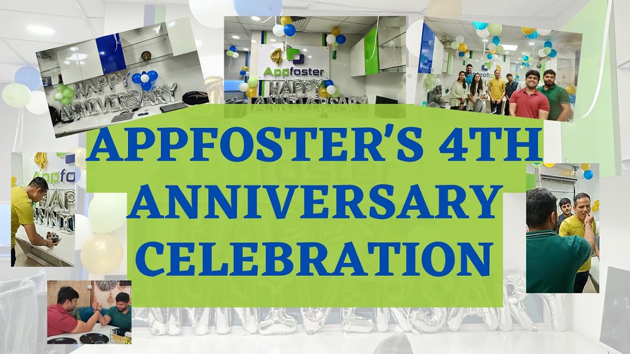 Appfoster - 4th Anniversary Celebration (2023) - YouTube