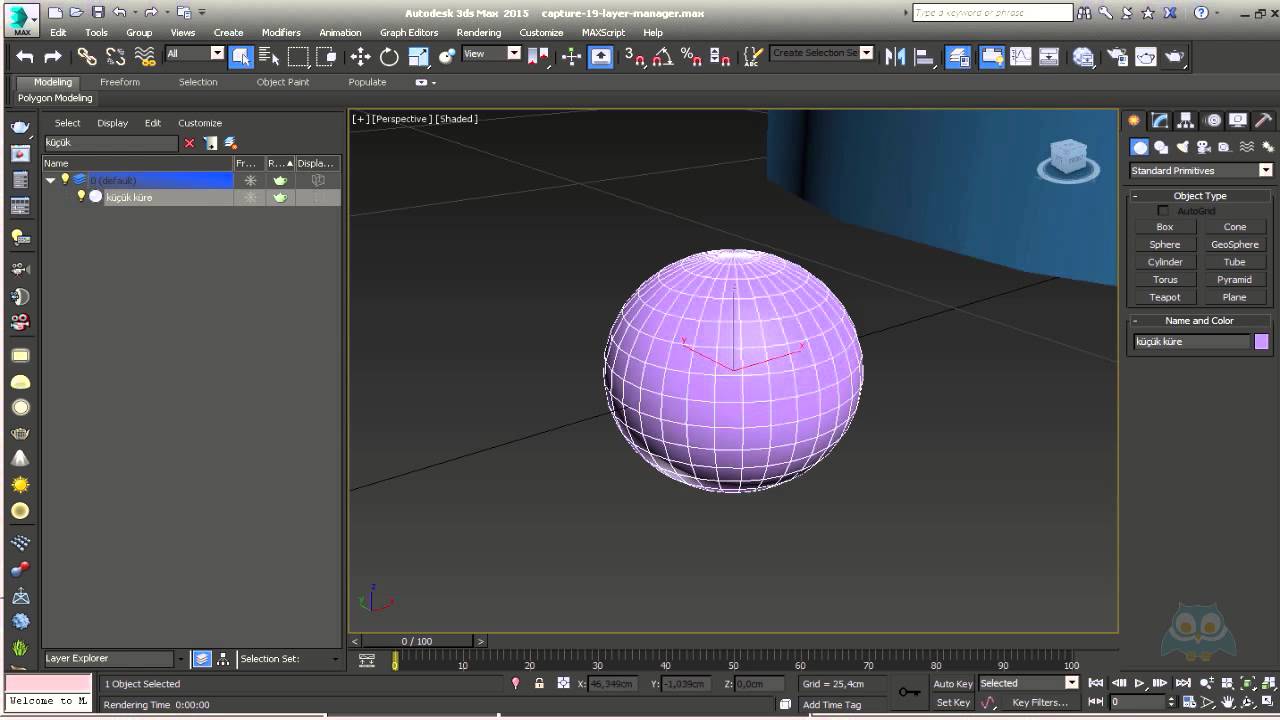 23. 3Ds MAX - Layer Manager Katman Özellikleri - YouTube