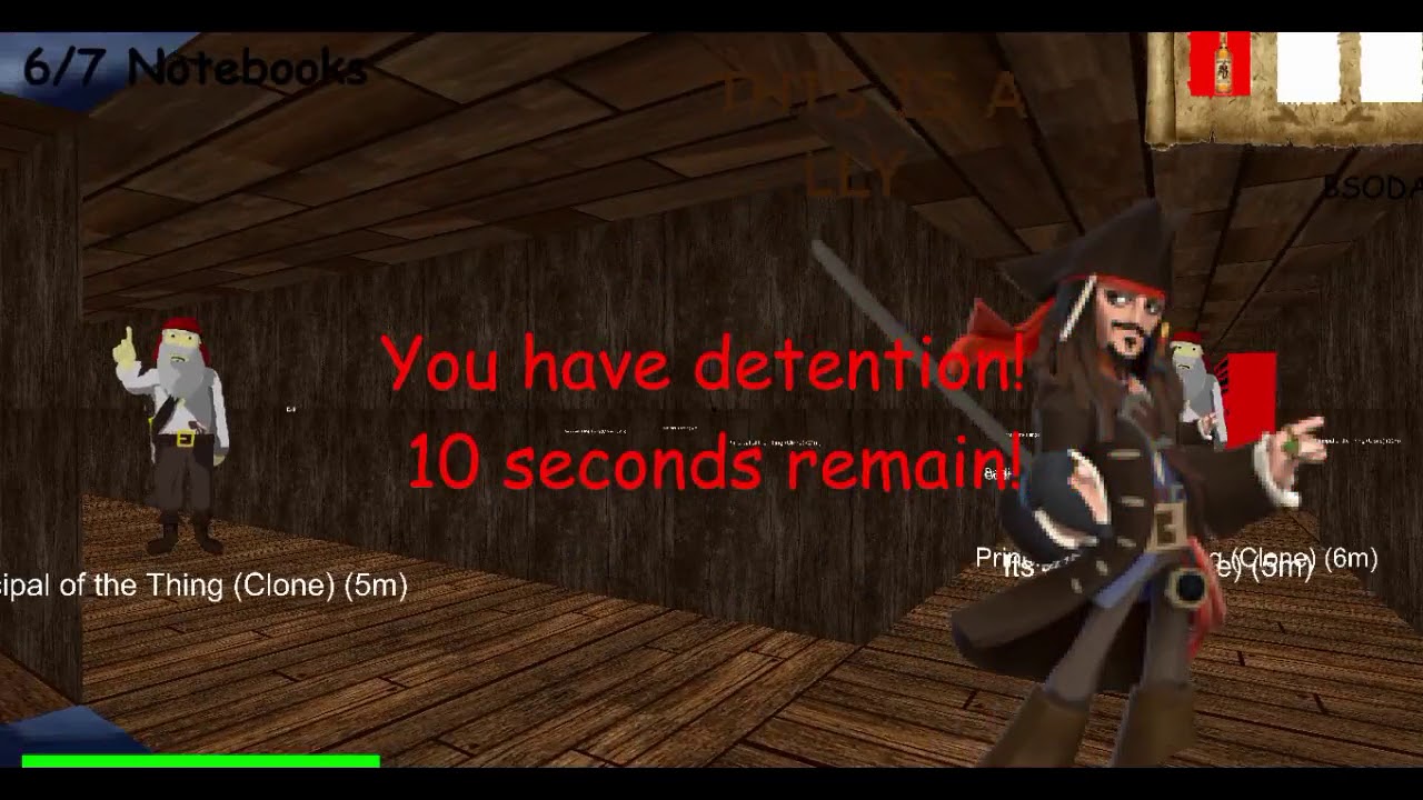 No Hack in The Halls! | Pirates Basics Pre-release [Baldi's Basics Mod ...