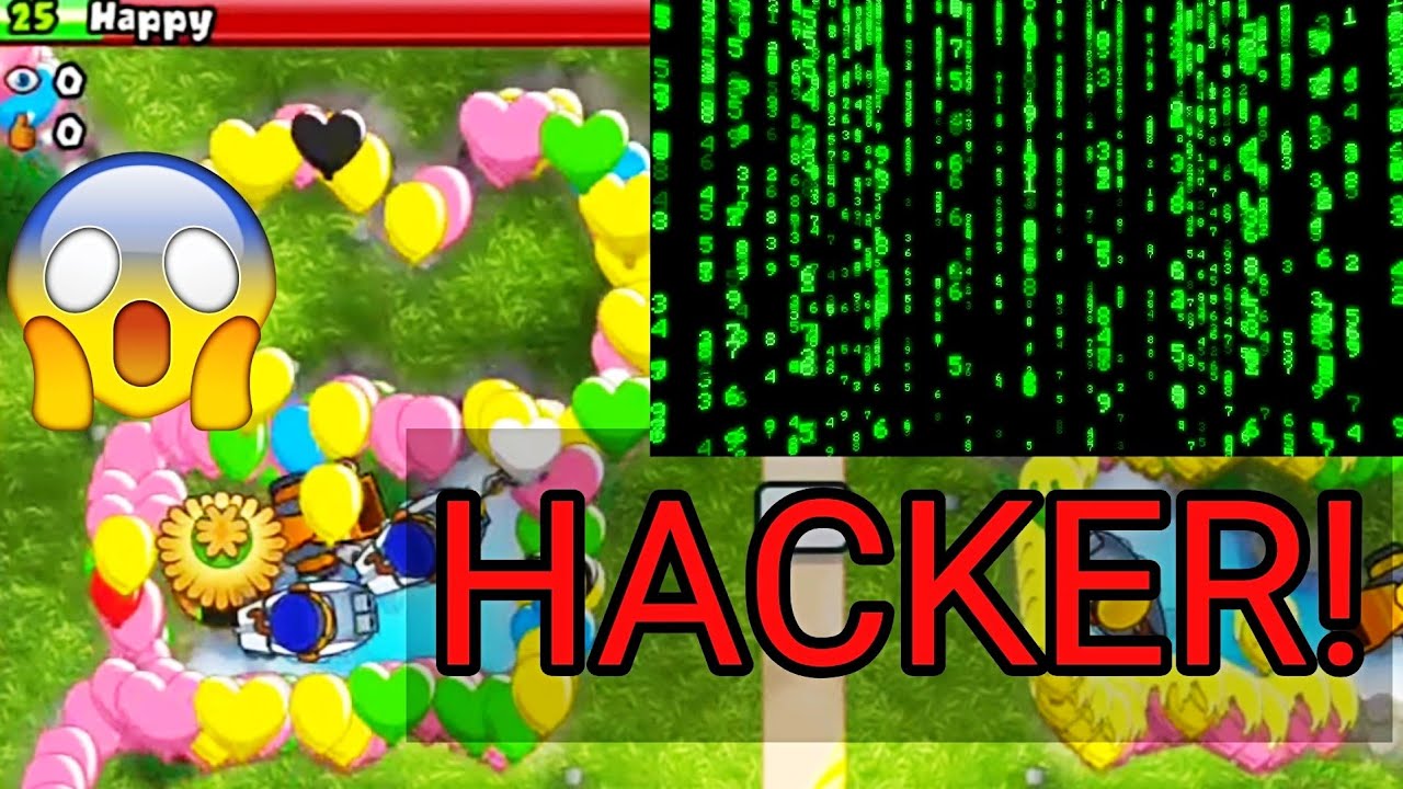 FACING A HACKER IN BLOONS TD BATTLES?!!! - YouTube