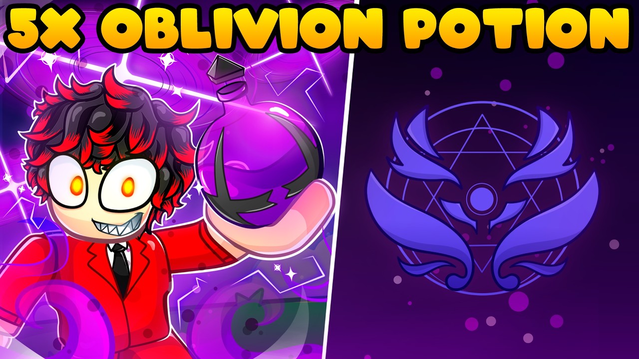 Using 5X OBLIVION Potions for OBLIVION Aura in Roblox Sol's RNG! - YouTube