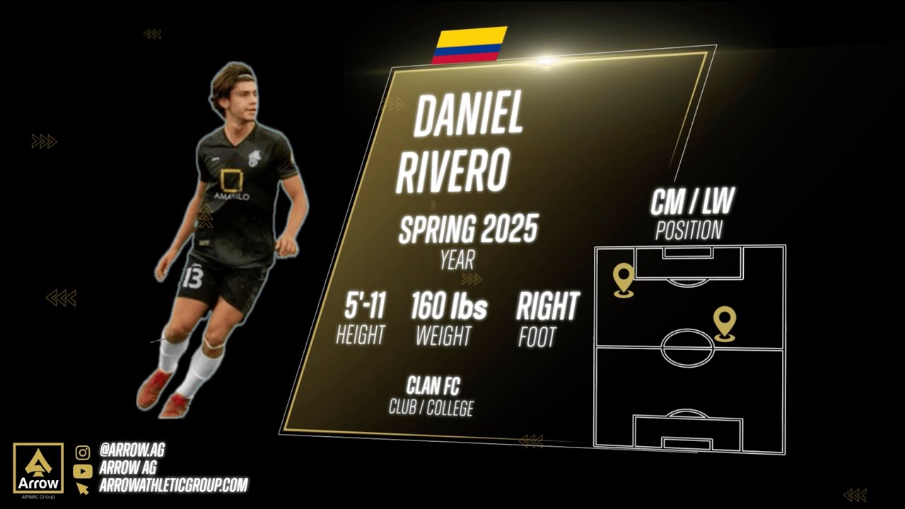 '25 ARROW - Daniel Rivero (CM / W), Colombia - YouTube