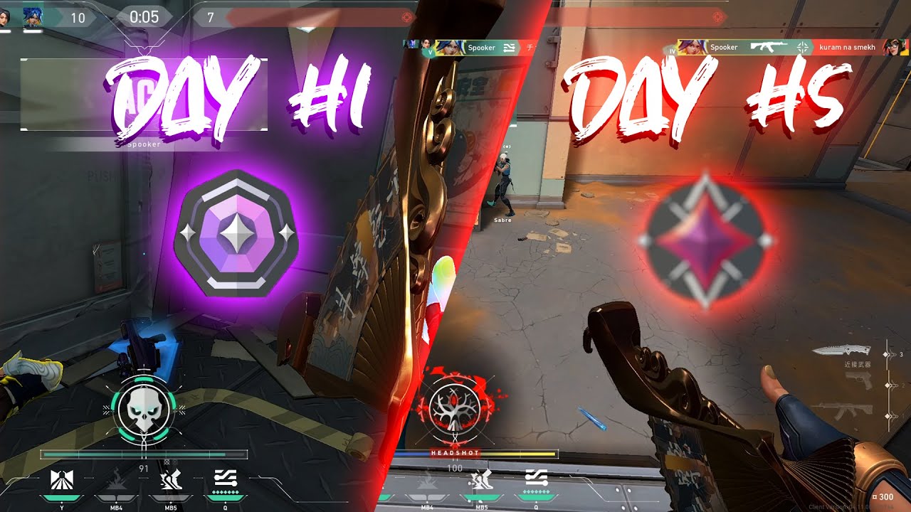 I tried the Agent Gumle MIYAGI AIM METHOD for 5 days in Valorant, here ...