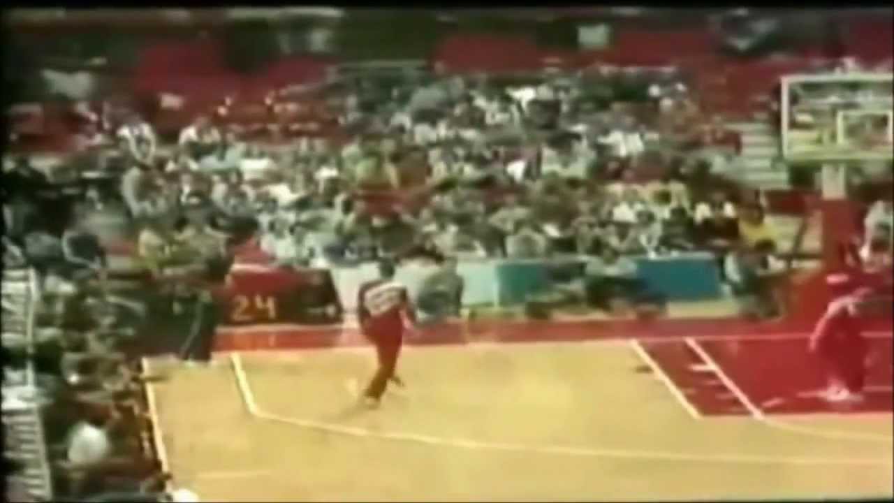 Dr. J's 4 Warm-Up Jams ('84 Slam Dunk Contest) - YouTube