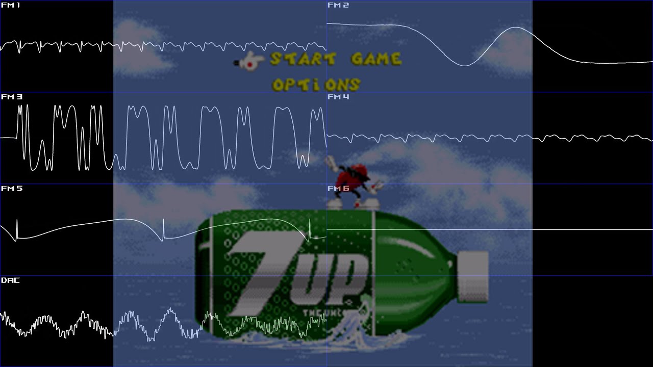 Cool Spot (Mega Drive/Genesis) - Full Oscilloscope View - YouTube