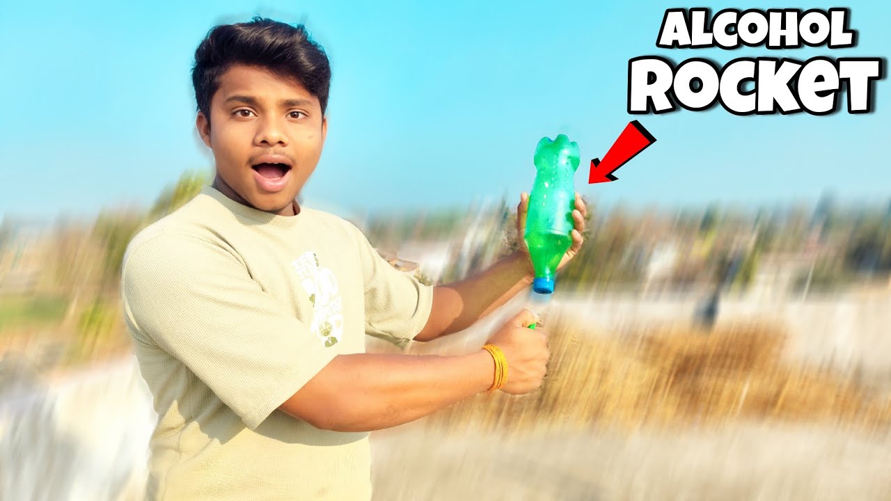 Alcohol Rocket Experiment 🔥 | घर पर रॉकेट बनाए! | Rocket Science with ...