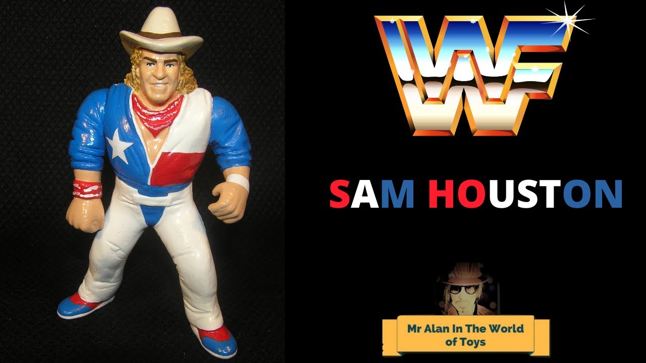 WWF Hasbro Custom Figure Sam Houston Review - YouTube