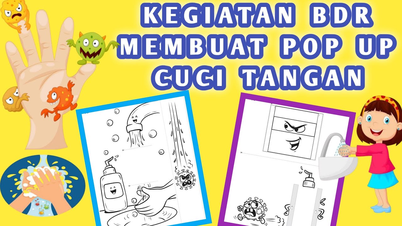 MEMBUAT POP UP CUCI TANGAN - YouTube