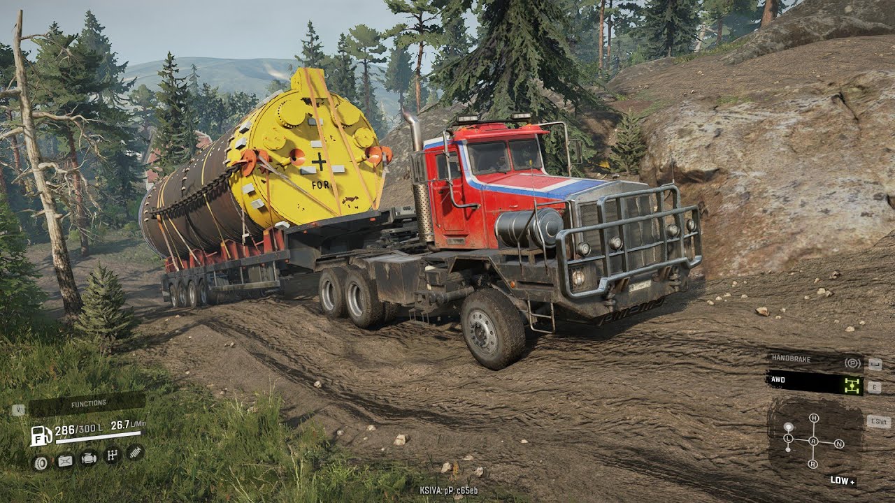 Boar 45318 tuned - Heavy Semitrailer anchor || Snowrunner - YouTube