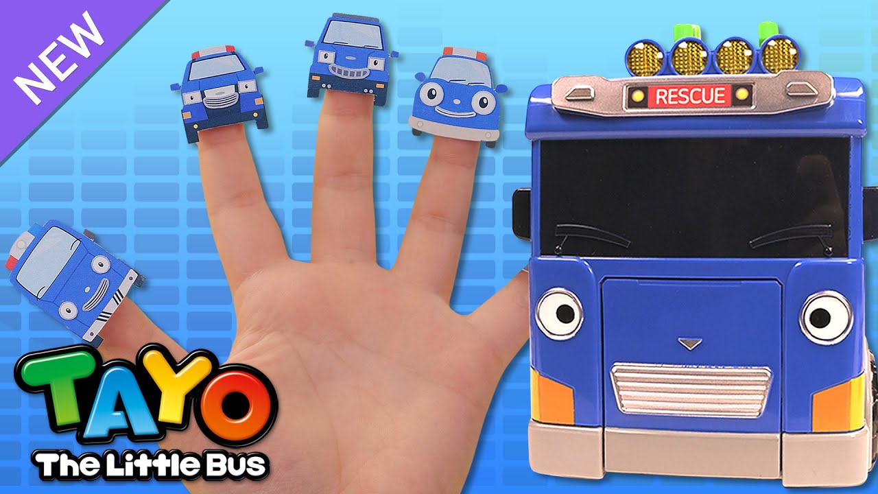 Rescue Team Finger Family | RESCUE TAYO | Tayo Rescue Team Toy Song ...