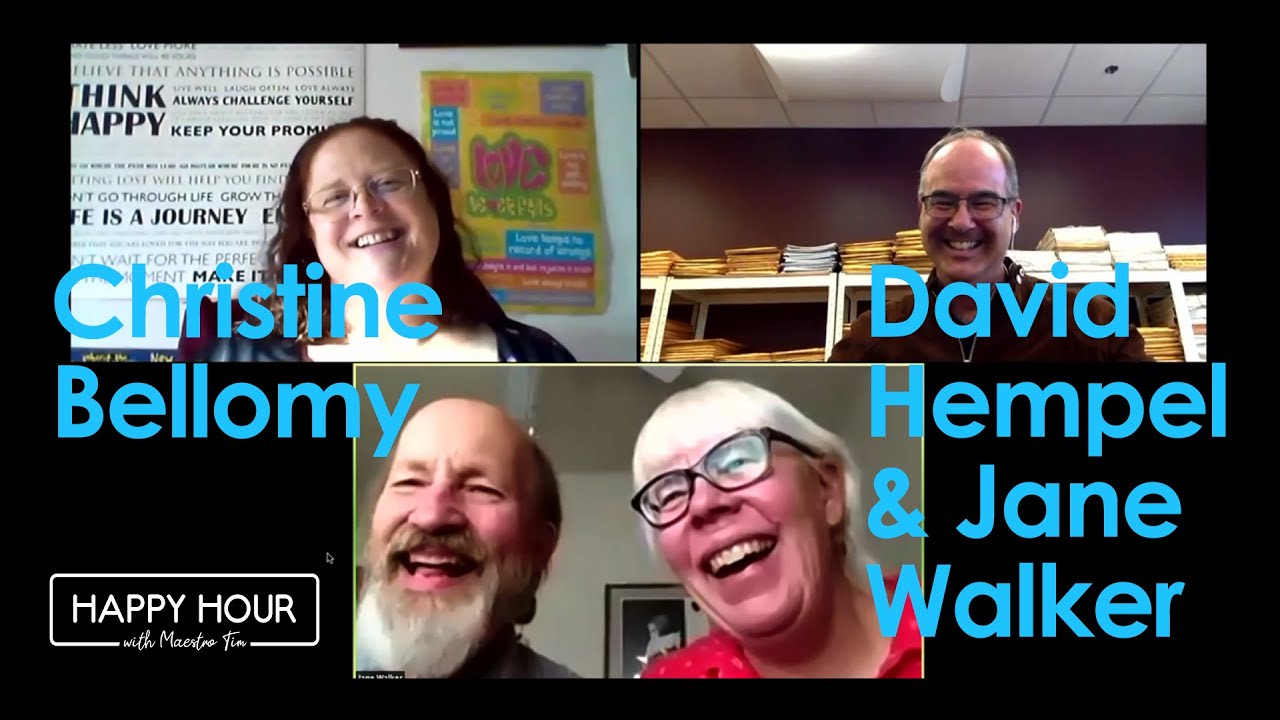 Happy Hour with Maestro Tim: Christine Bellomy, Jane Walker & David ...