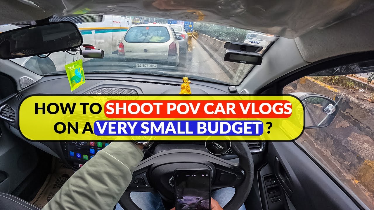 How to shoot POV Car Vlogs while driving ? Car motovlogging set-up on a ...