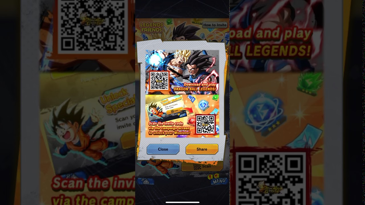LEGENDS FRIENDS - DRAGON BALL LEGENDS [Code scan only for the new ...