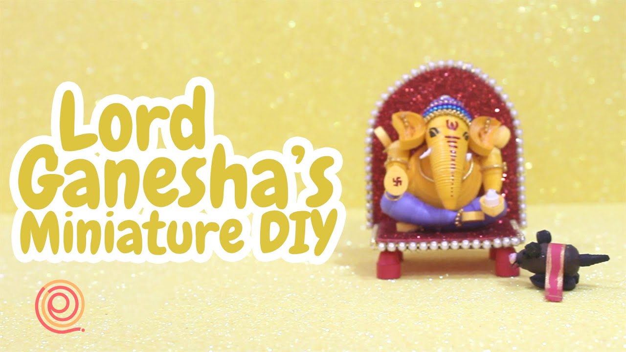 Learn how to make ganesh murti at home with paper - YouTube