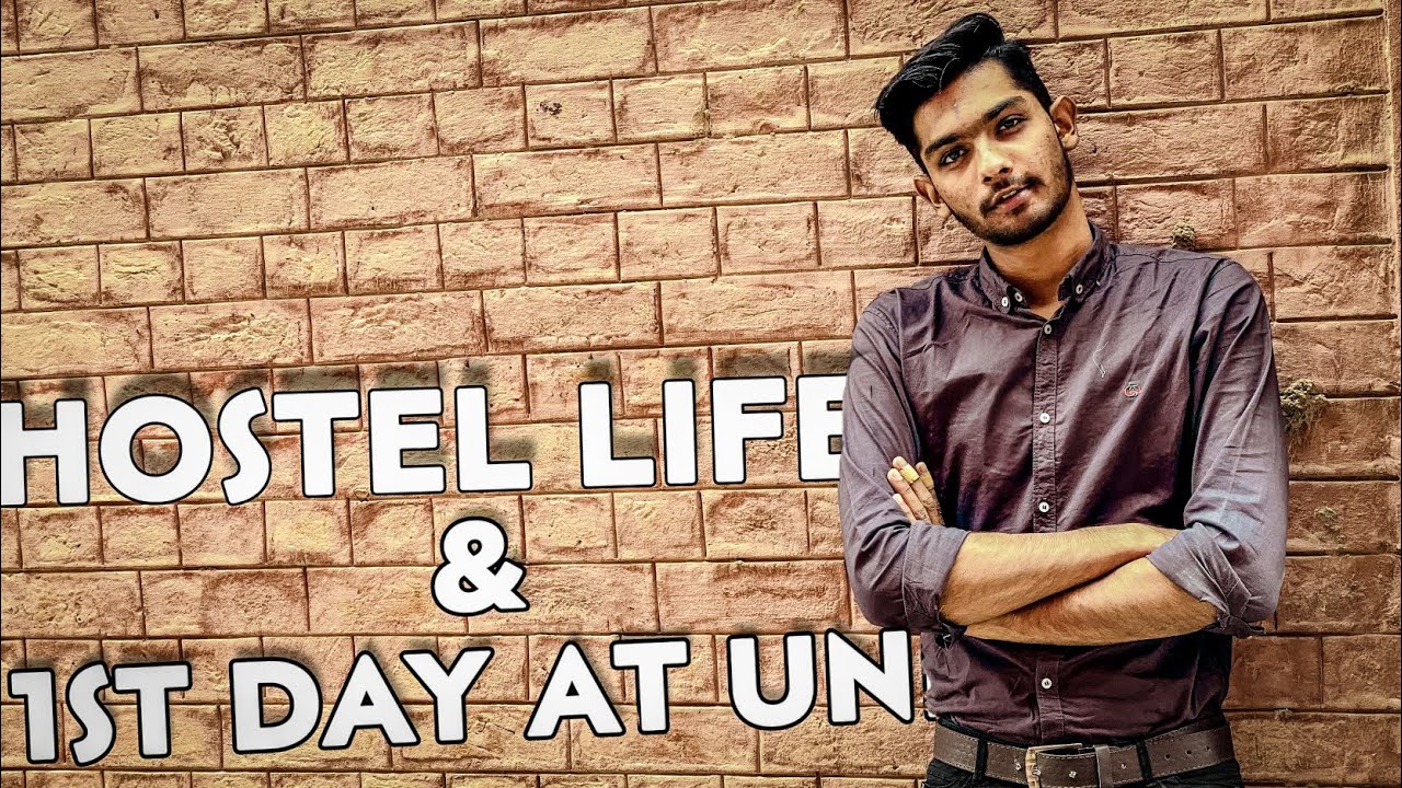 Vlog#38 Hostel Life ki pehli night ft Dark Phobia||First day of ...