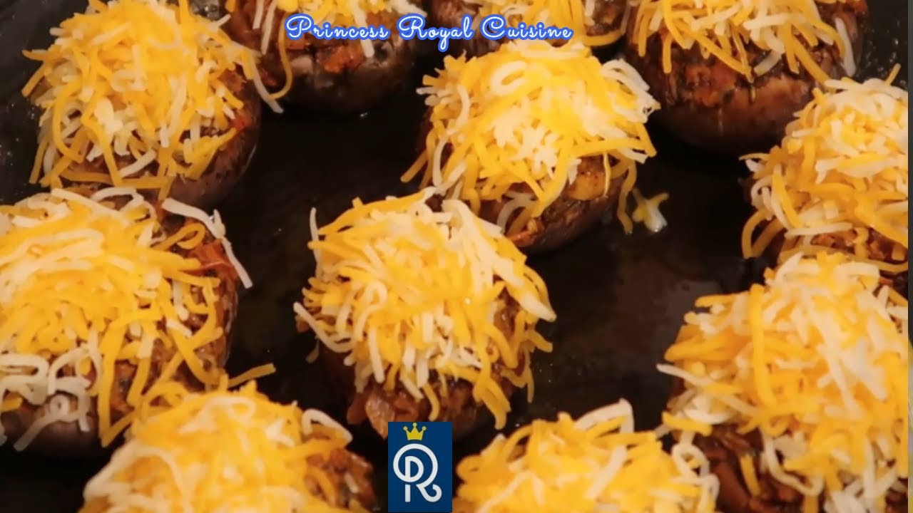 Stuffed Mushroom | KETO recipe | Princess Royal Cuisine - YouTube