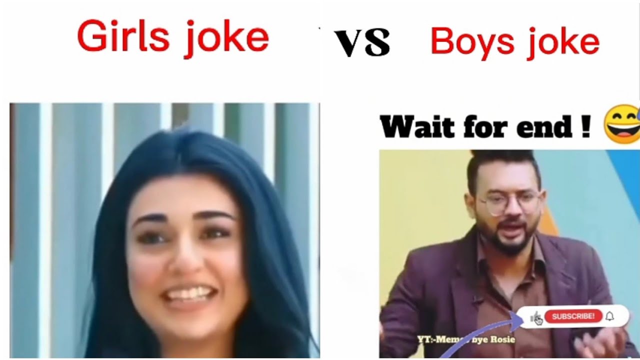 Girls joke vs Boys joke | girls vs boys | #memes #viralmemes2022 #viral ...