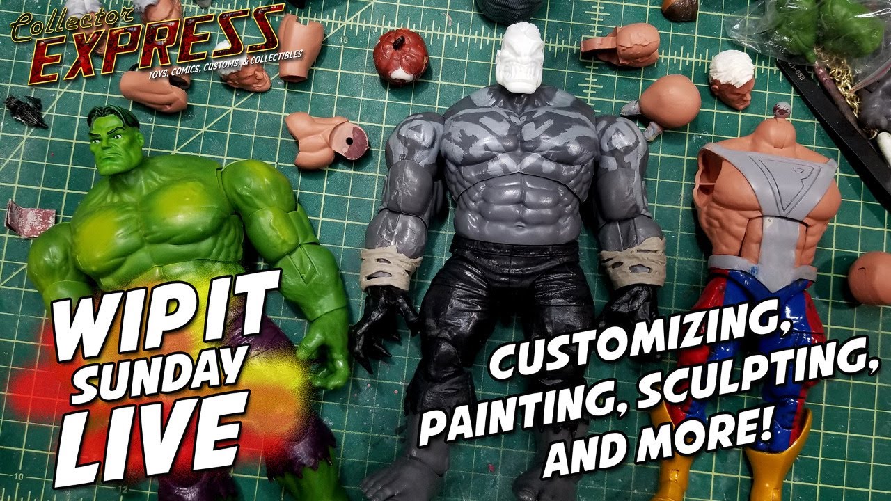 Customizing Action Figures - WIP IT Sunday Live - Episode #23 - Pitt ...
