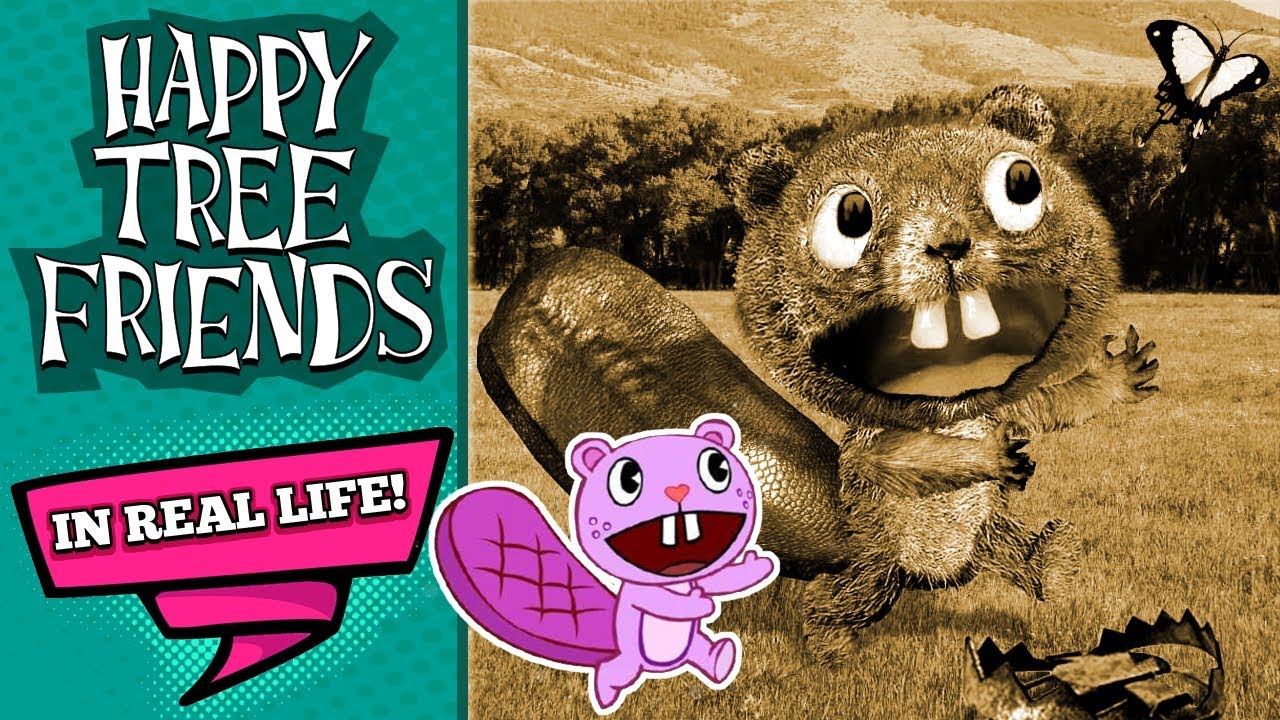 😊 Untooned HTF 8 / Toothy in Real Life ,happy tree friends real, HTF ...