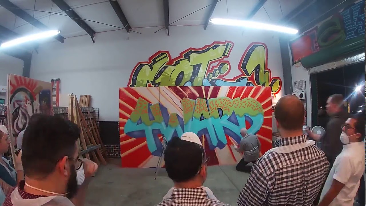 ATL Bench / Graffiti Team Building / Westrock - YouTube