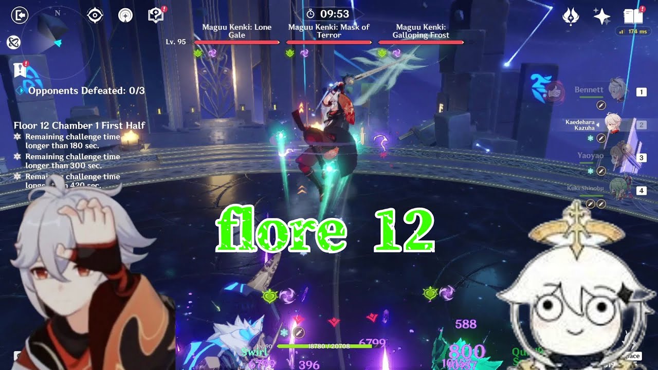 Genshin Impact Floor 12 CLEARED with Budget Support Team!" (Emphasizes ...