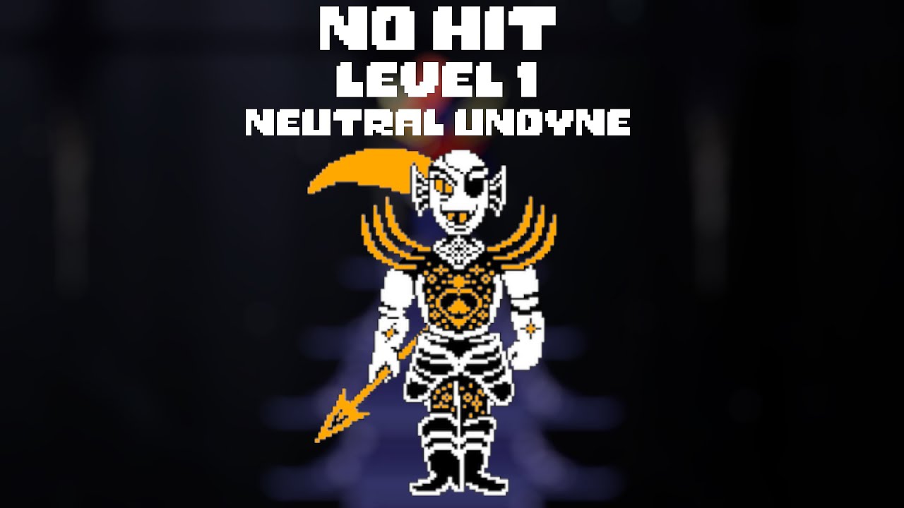 PS!Outertale Undyne Level 1 NO HIT - YouTube