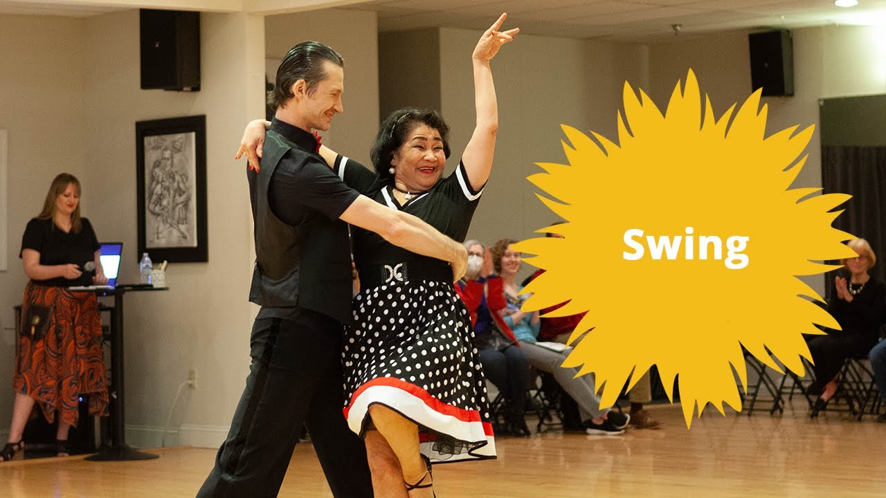 East Coast Swing Show Dance at Ultimate Ballroom Dance Studio - YouTube