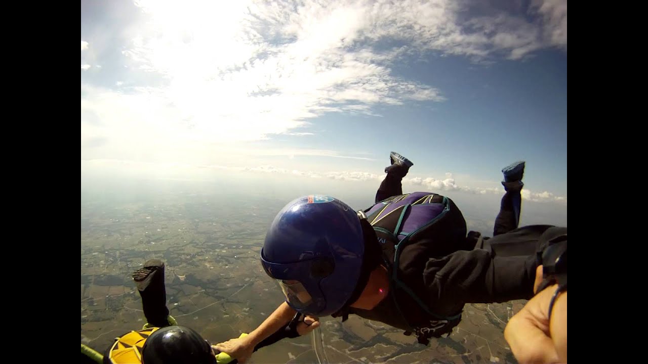 First Camera Jump @ Skydive Cowtown - YouTube