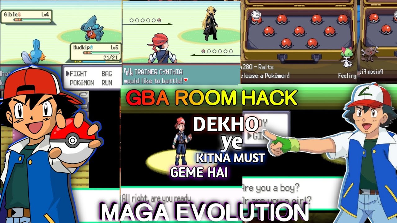 Pokemon gba room hack mega evolution 🧬 d download link description ...