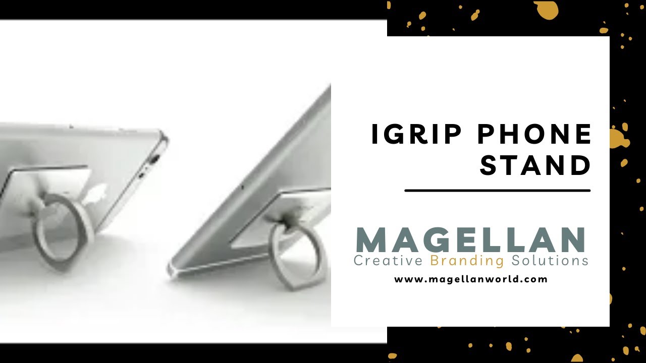 Magellan World - igrip phone stand - YouTube
