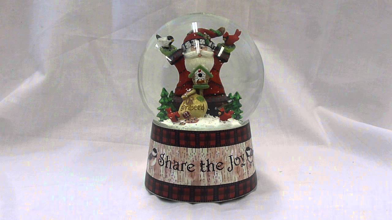 Share the Joy Musical Snow Globe - YouTube