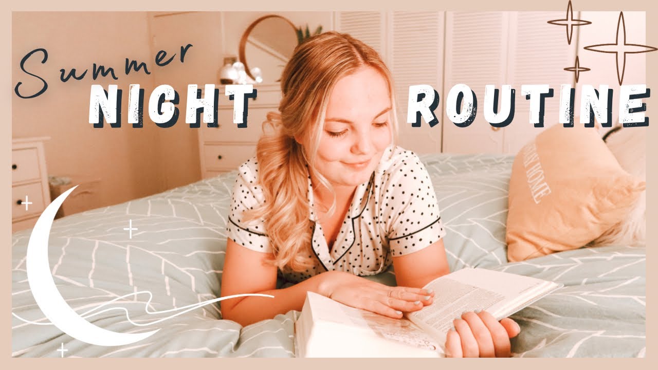 My Summer Night Routine 2021 | Realistic + Productive + Relaxing - YouTube