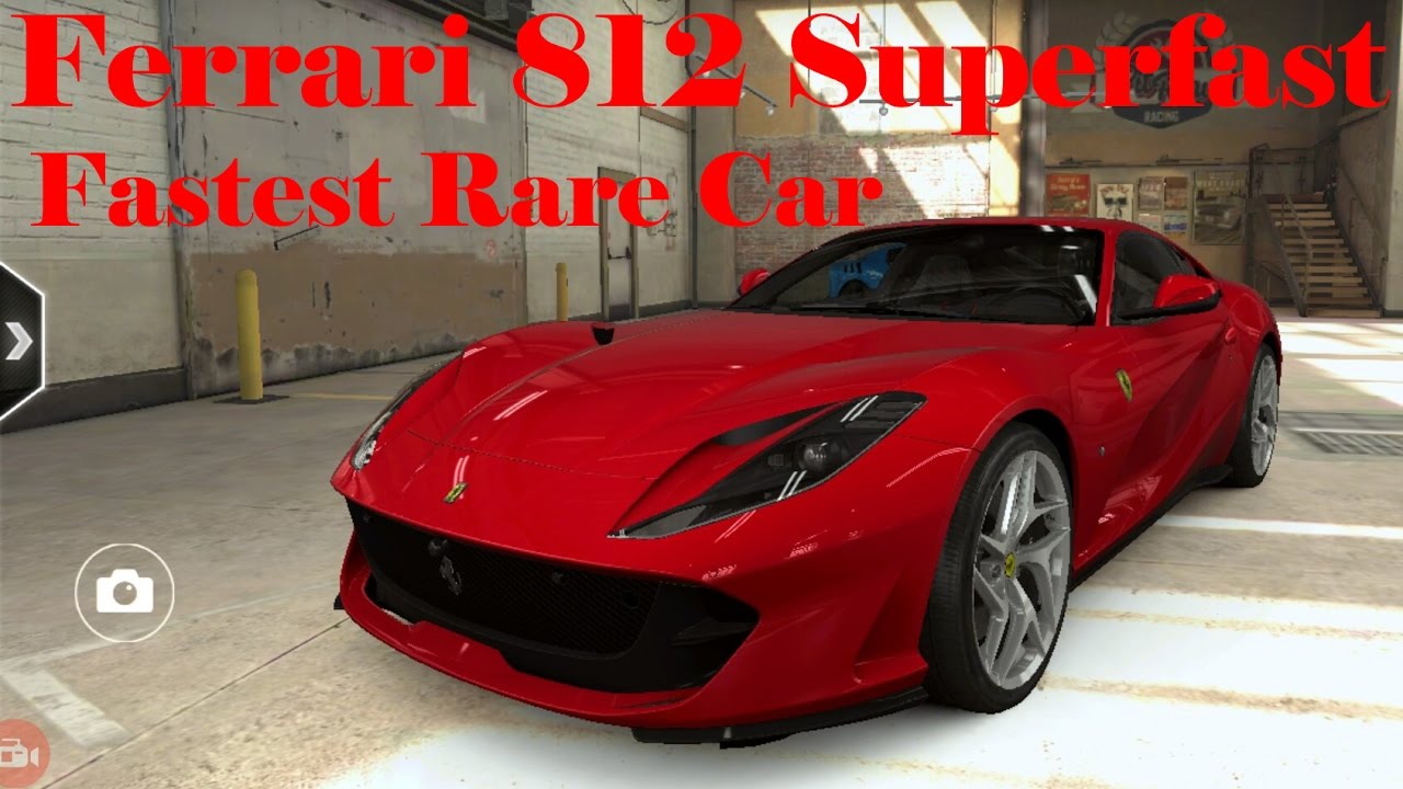 CSR Racing 2 | Rare car | Ferrari 812 Superfast maxed & Tune - YouTube