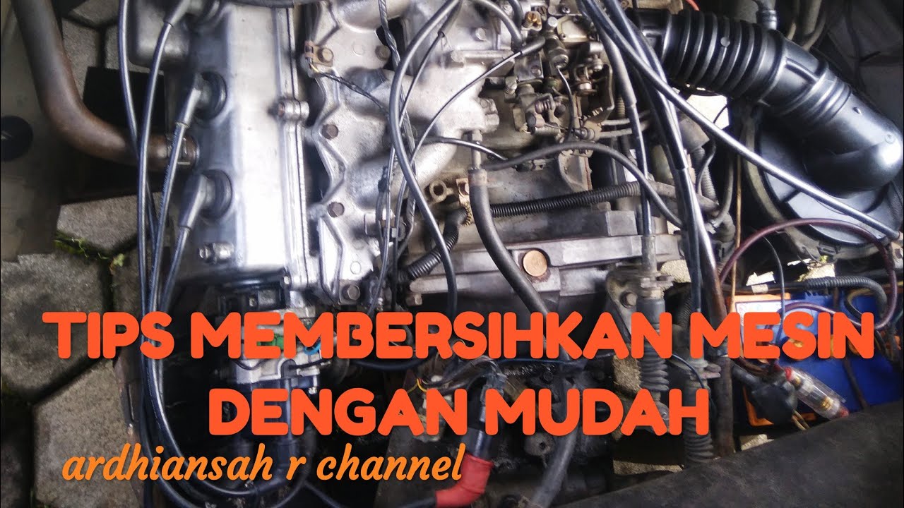 Cara mudah Membersihkan Blok Mesin Mobil Seperti Baru daihatsu zebra espass - YouTube